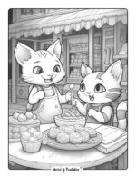 Kitten Coloring Pages - World of Printables