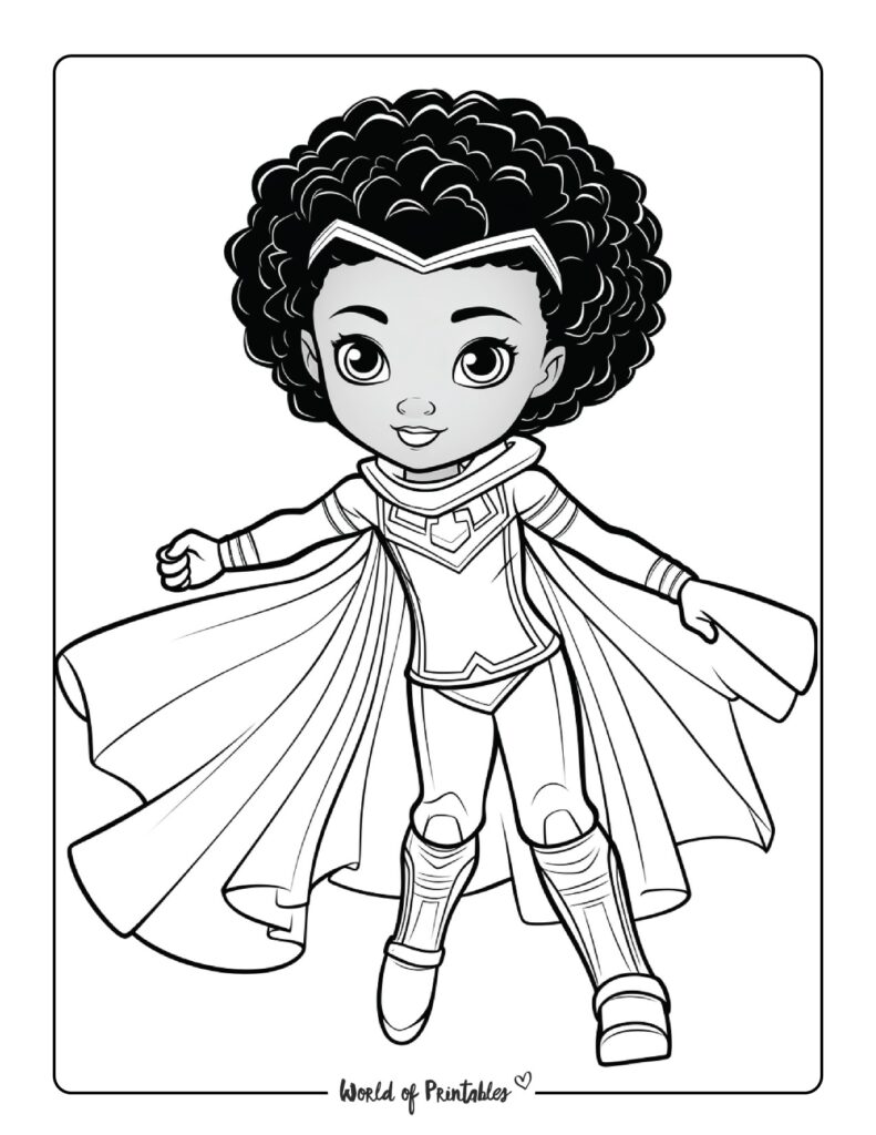 Hero Coloring Pages - World of Printables