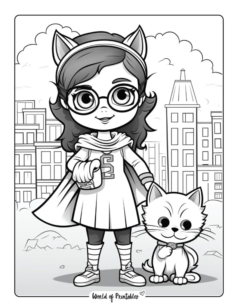 Hero Coloring Pages - World of Printables