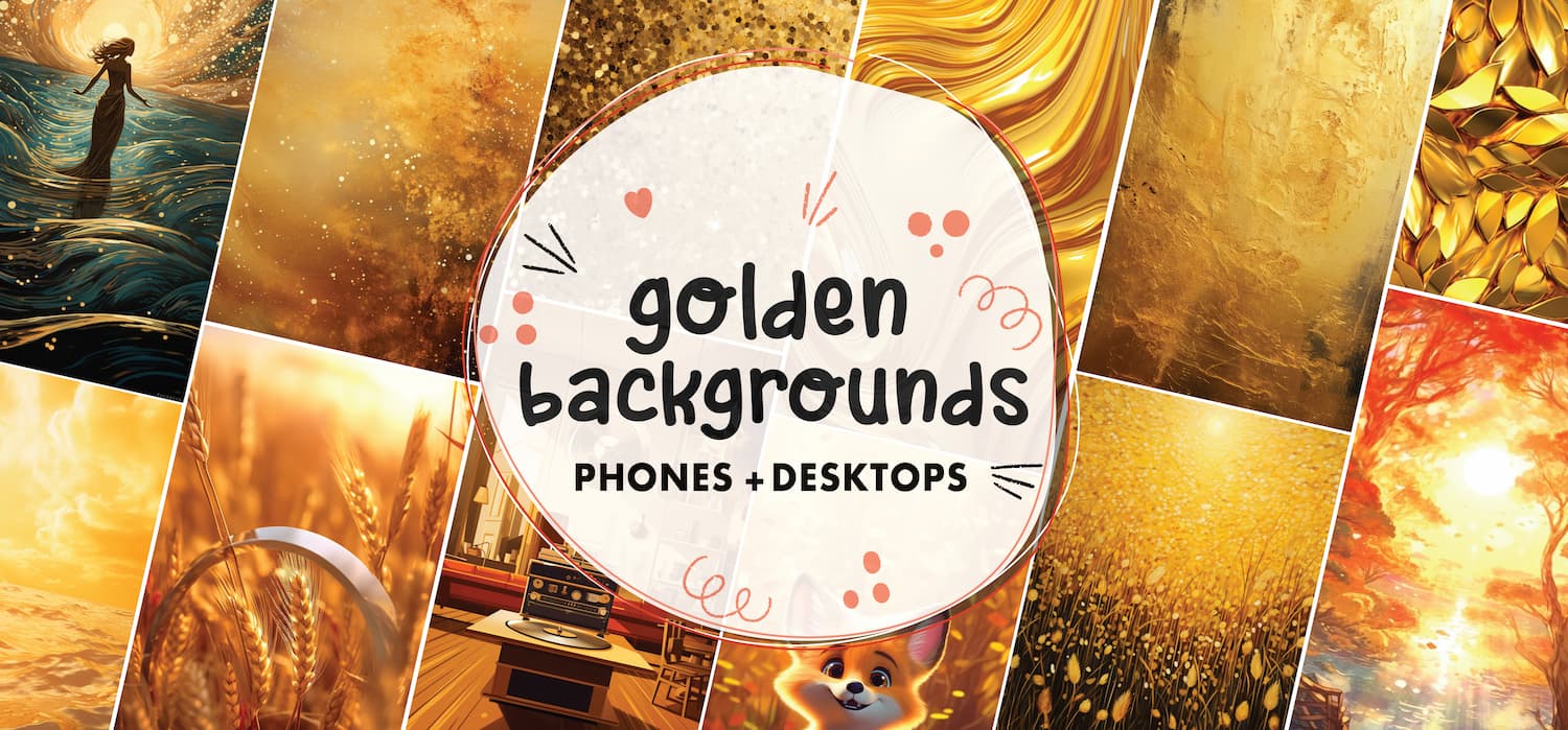 100+ Golden Backgrounds - World of Printables