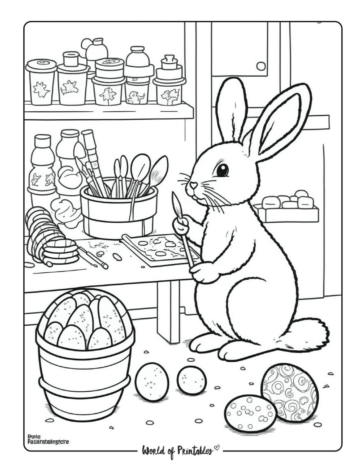150 Free Printable Easter Coloring Pages For Kids & Adults - World of ...