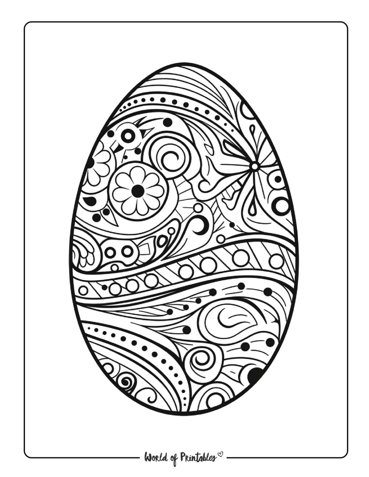 150 Free Printable Easter Coloring Pages For Kids & Adults - World of ...