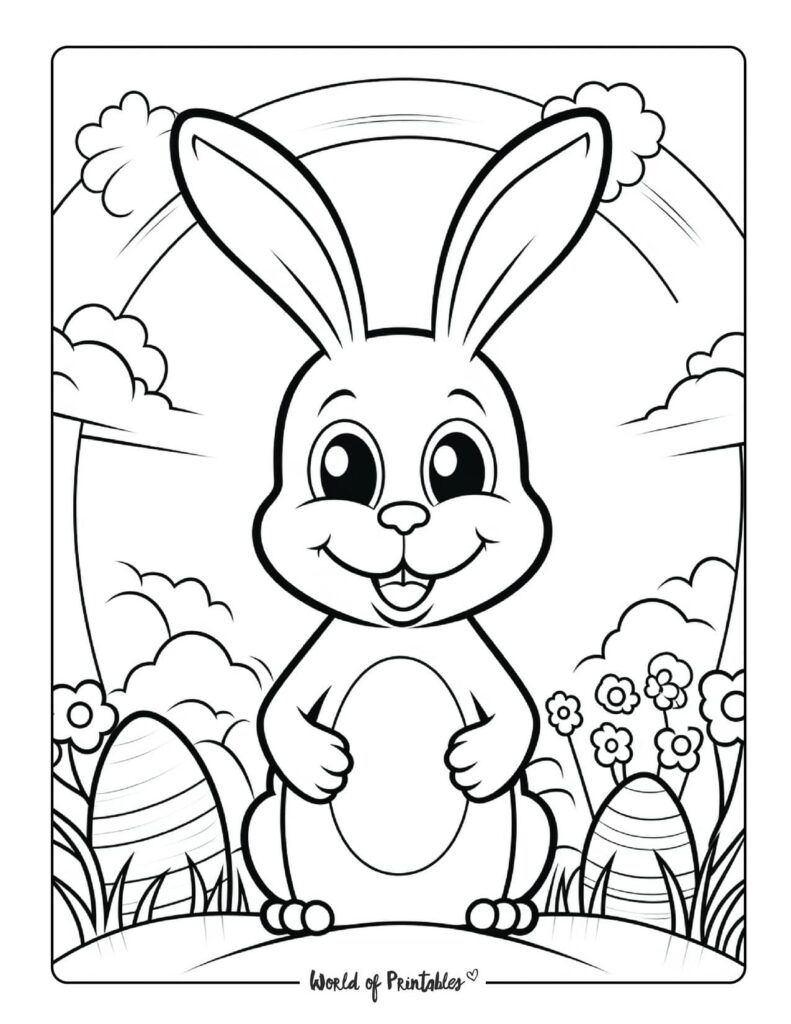 150 Free Printable Easter Coloring Pages For Kids & Adults - World of ...