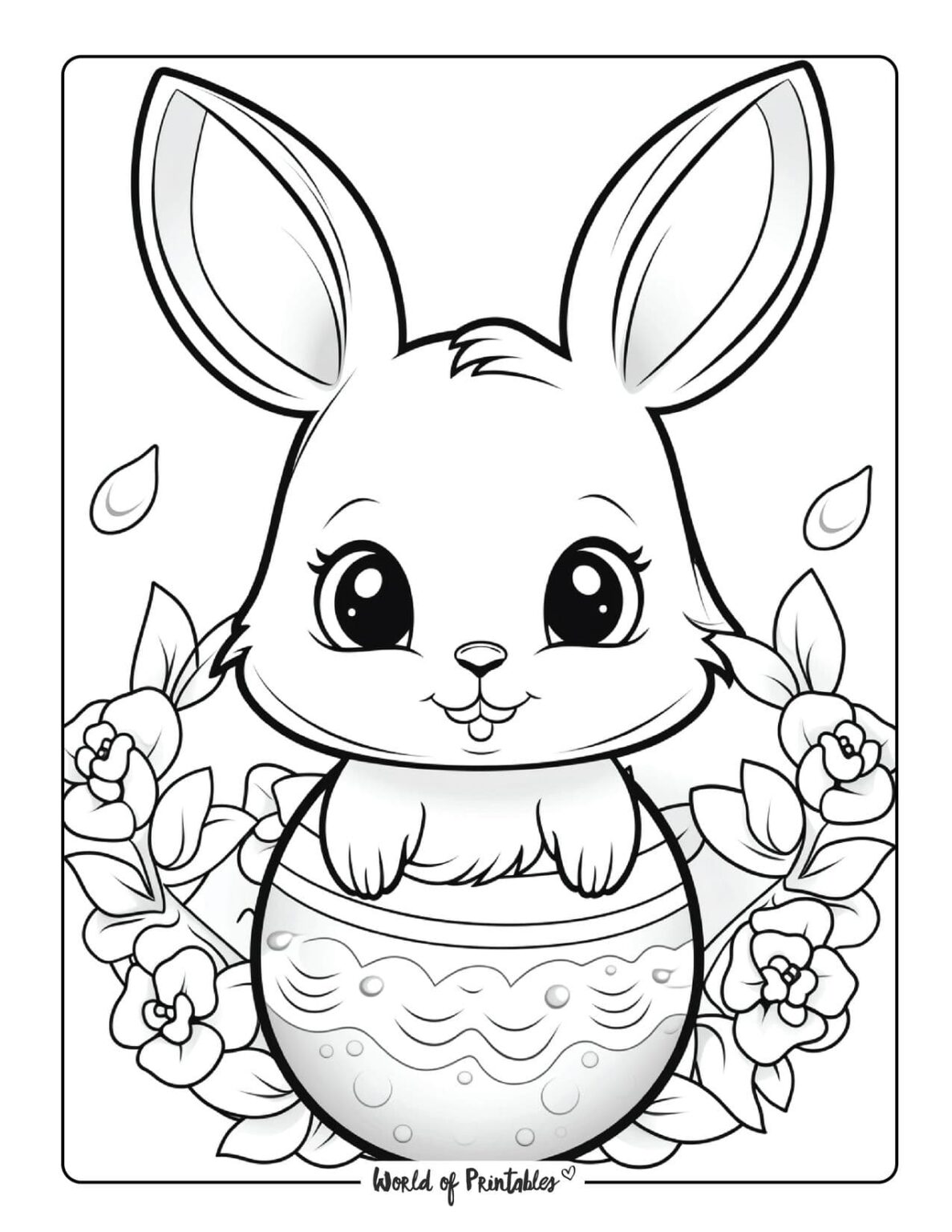 150 Free Printable Easter Coloring Pages For Kids & Adults - World of ...