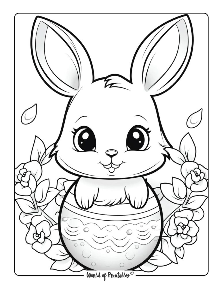 150 Free Printable Easter Coloring Pages For Kids & Adults - World of ...