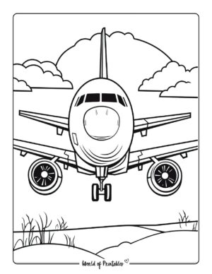 Airplane Coloring Pages For Kids & Adults - World of Printables