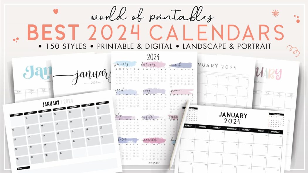 2024 2025 Calendar Free Printables - World of Printables