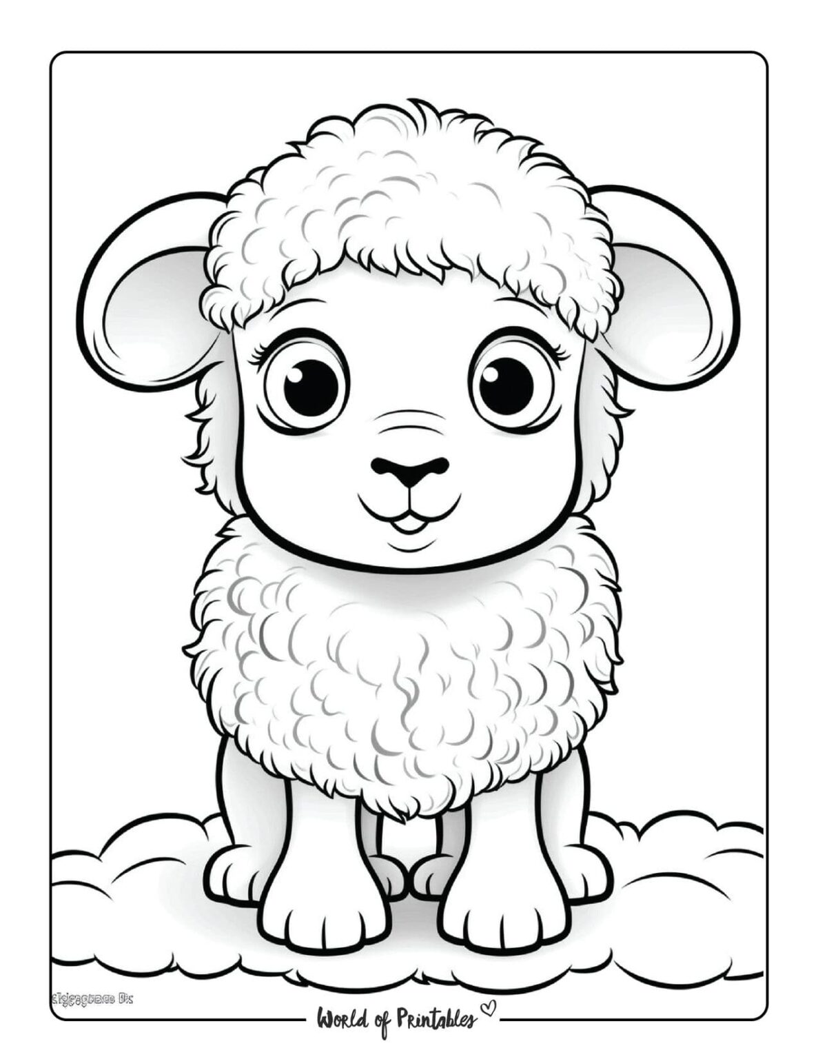 Cute Animal Coloring Pages - World of Printables
