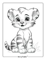 Cute Animal Coloring Pages - World of Printables