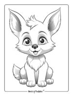 Cute Animal Coloring Pages - World of Printables