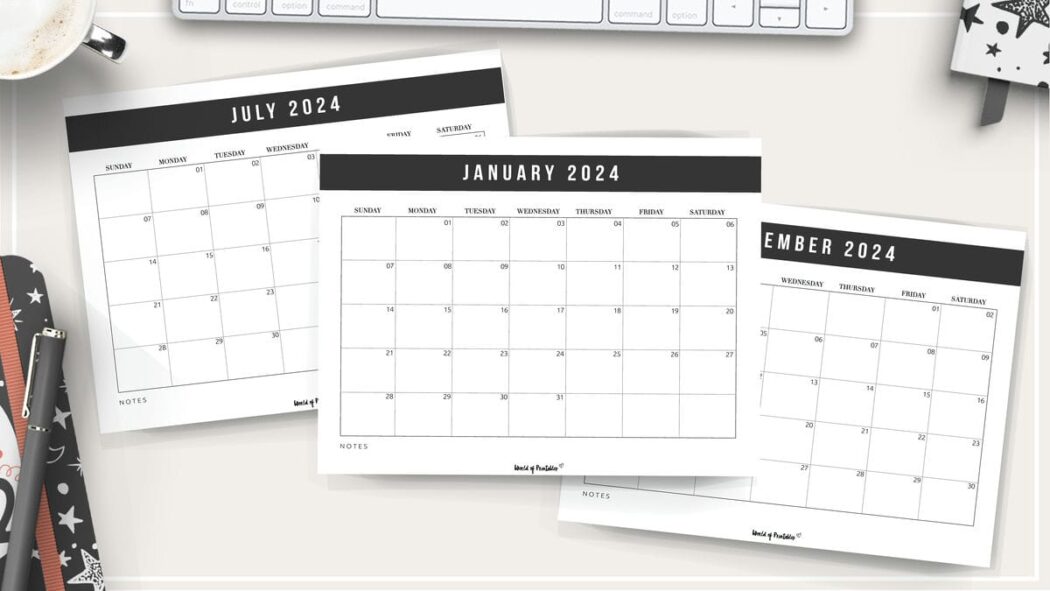 200 Very Best 2024 Calendars - World of Printables