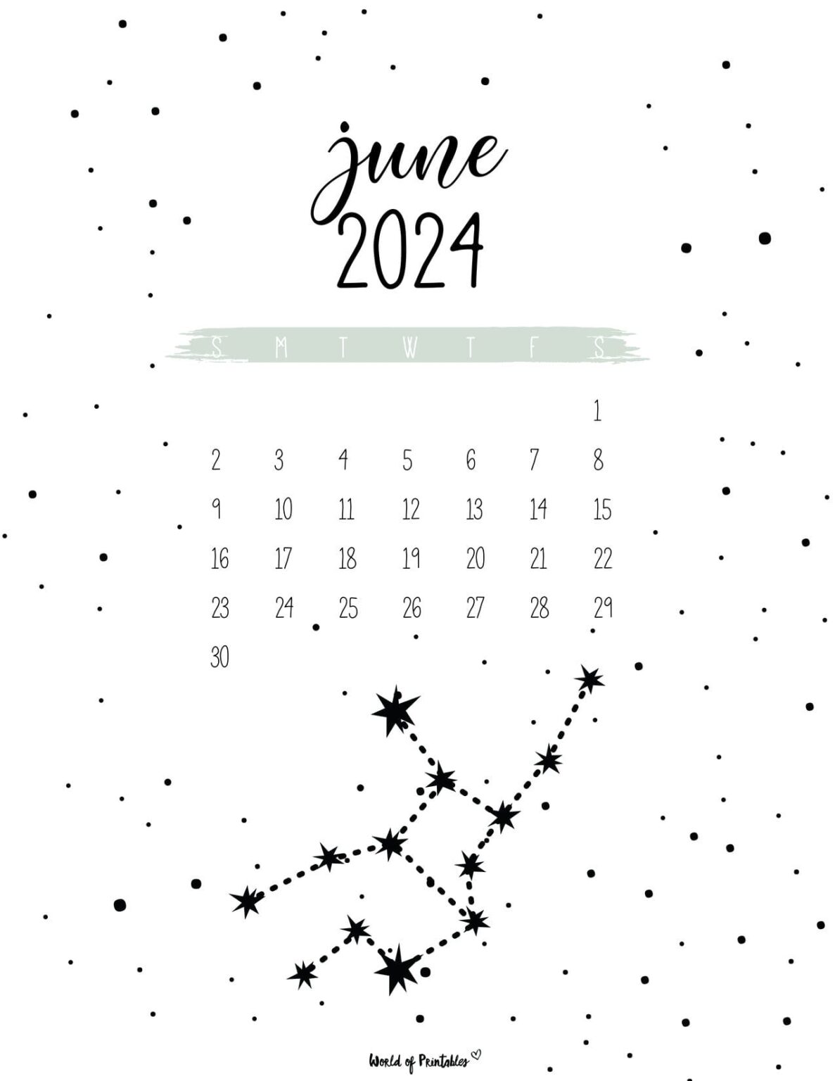 June 2024 Calendars | 100+ Best - 100's of Styles - All Free!