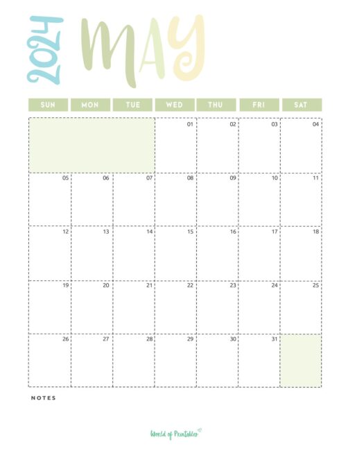 Free Printable Calendars For 2021 & 2022 - World of Printables