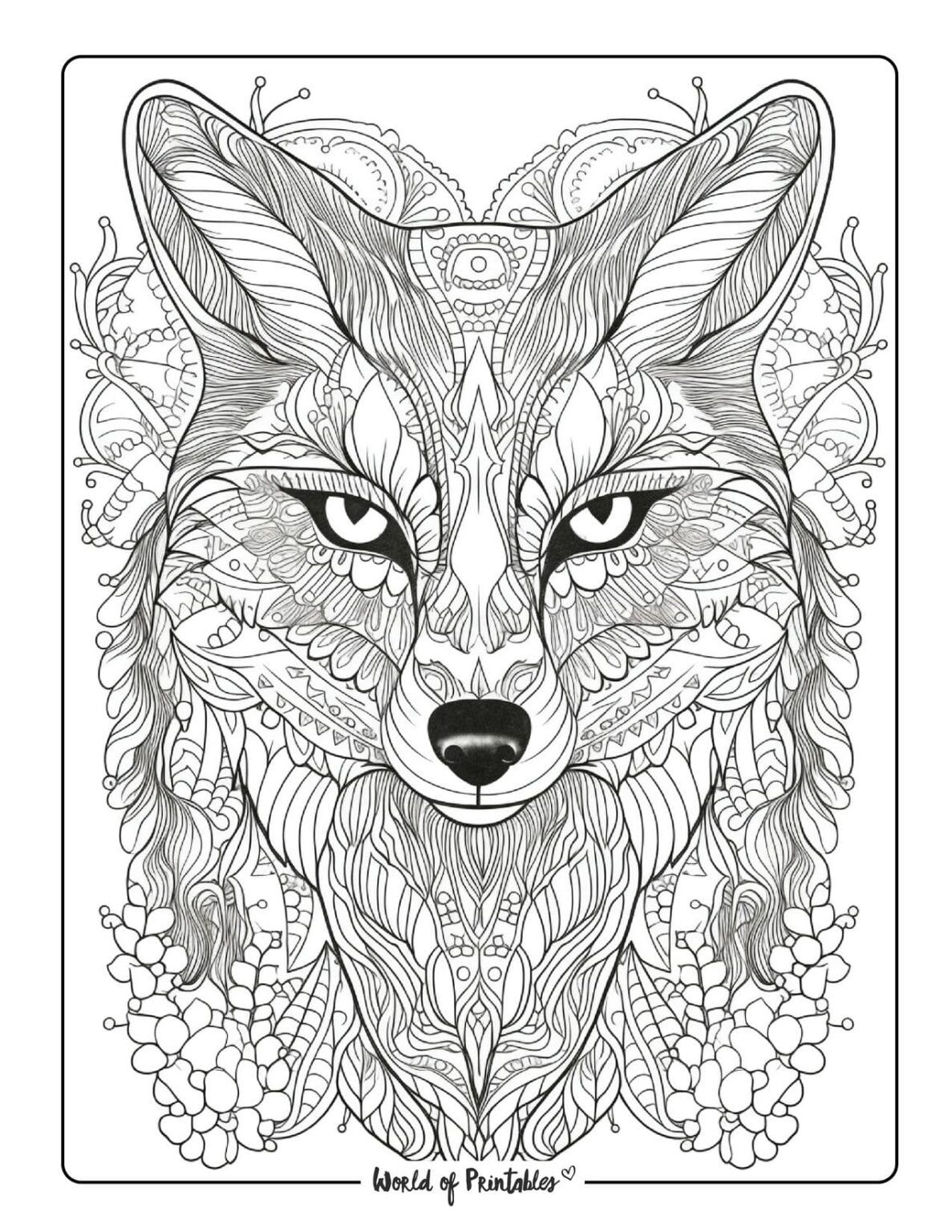 Animal Coloring Pages For Kids & Adults - World of Printables