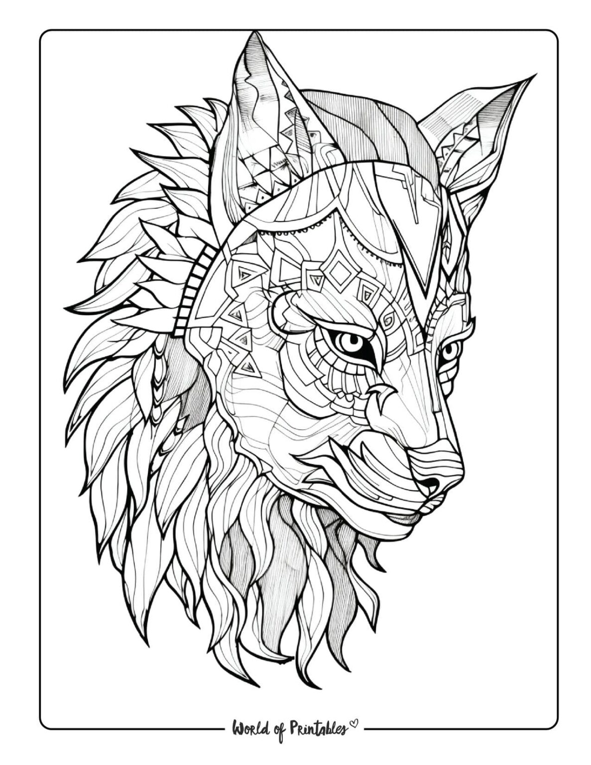 Animal Coloring Pages For Kids & Adults - World of Printables