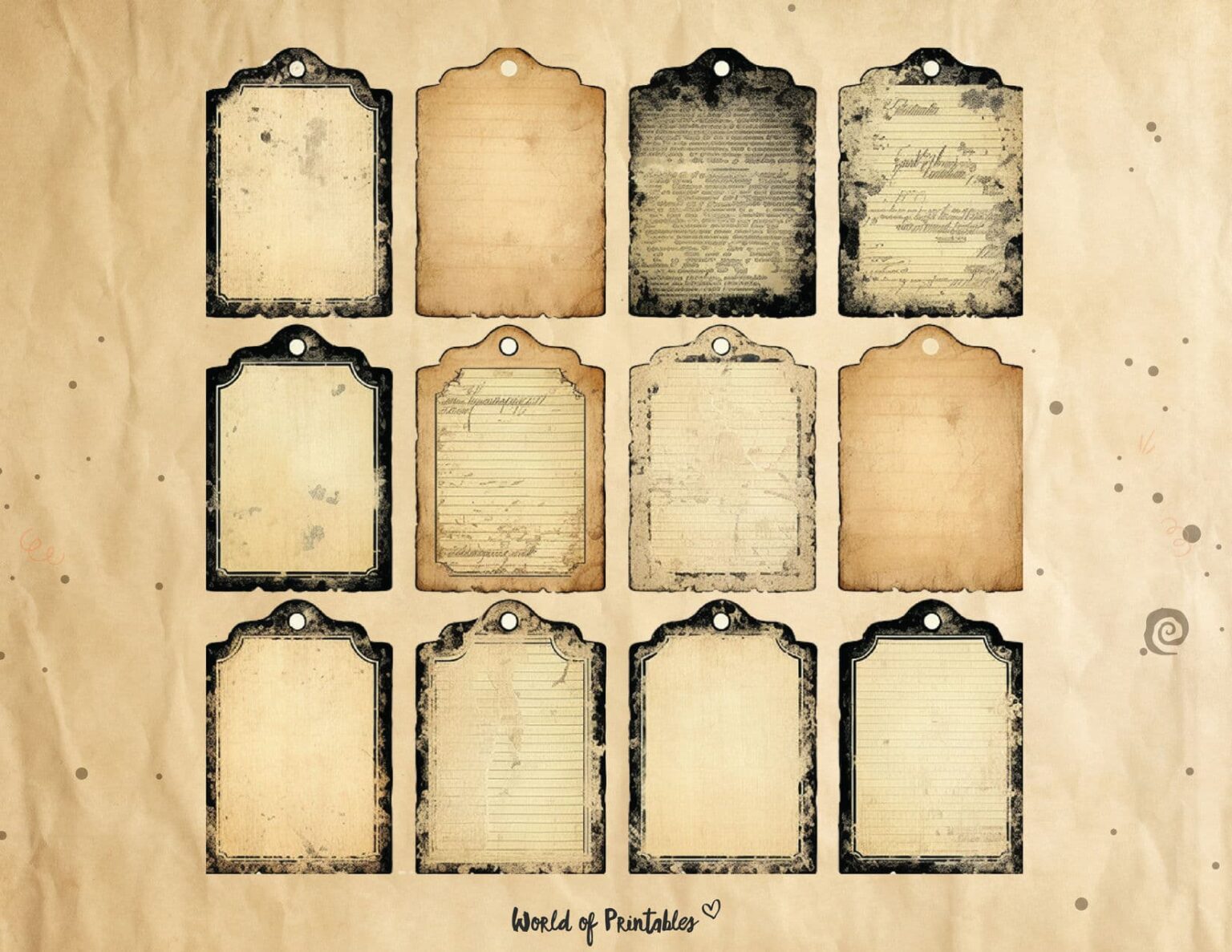 Potion Labels | 100 Halloween Bottle Labels - World of Printables