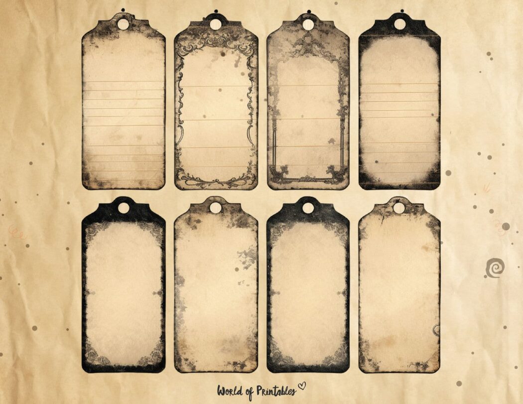 Potion Labels | 100 Halloween Bottle Labels - World of Printables