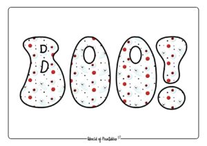 Boo Templates - World of Printables