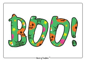 Boo Templates - World of Printables