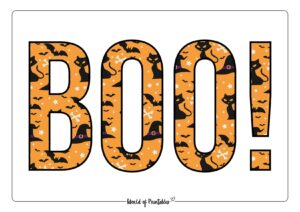 Boo Templates - World of Printables