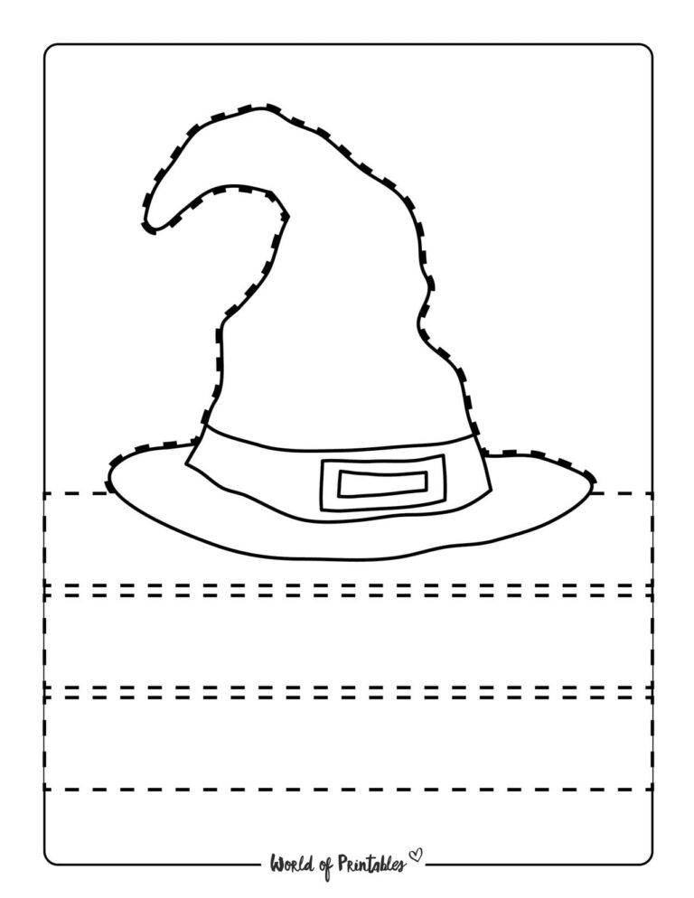 Witch Hat Printables - World of Printables