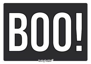 Boo Templates - World of Printables