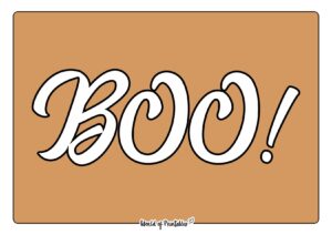 Boo Templates - World of Printables