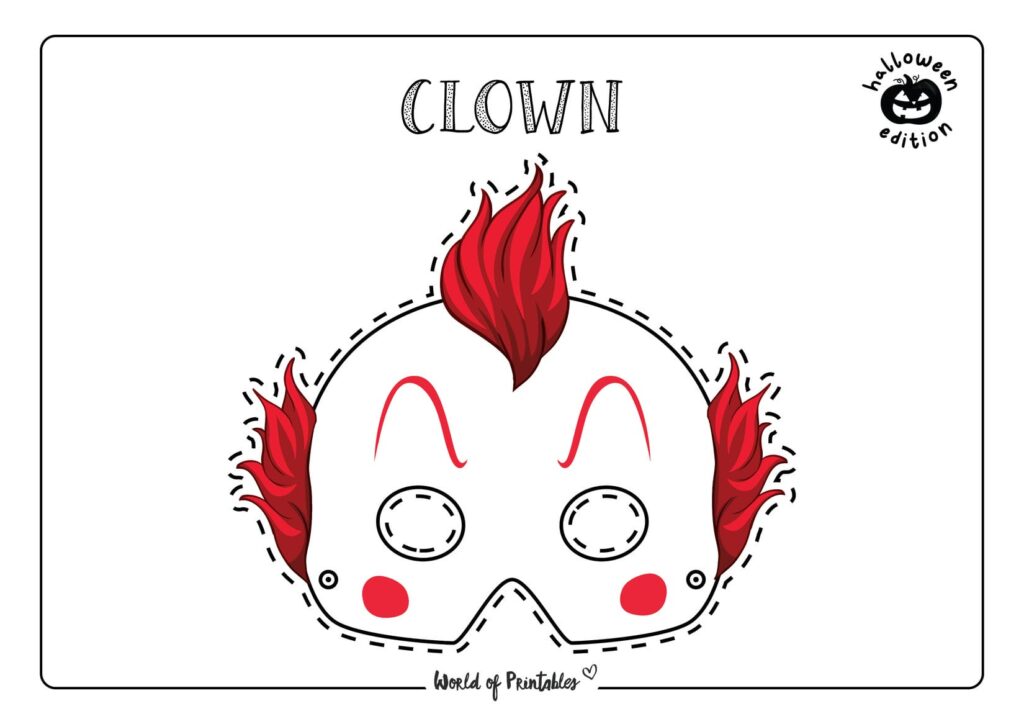 Halloween Mask Printables - World of Printables