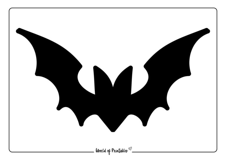 Bat Templates - World of Printables