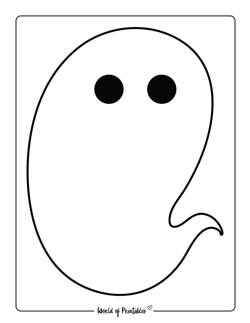 Ghost Printables - World of Printables
