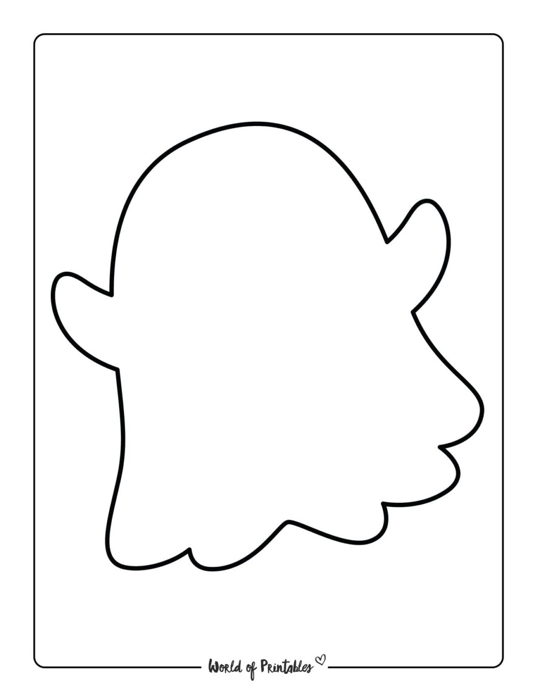 Ghost Printables - World of Printables