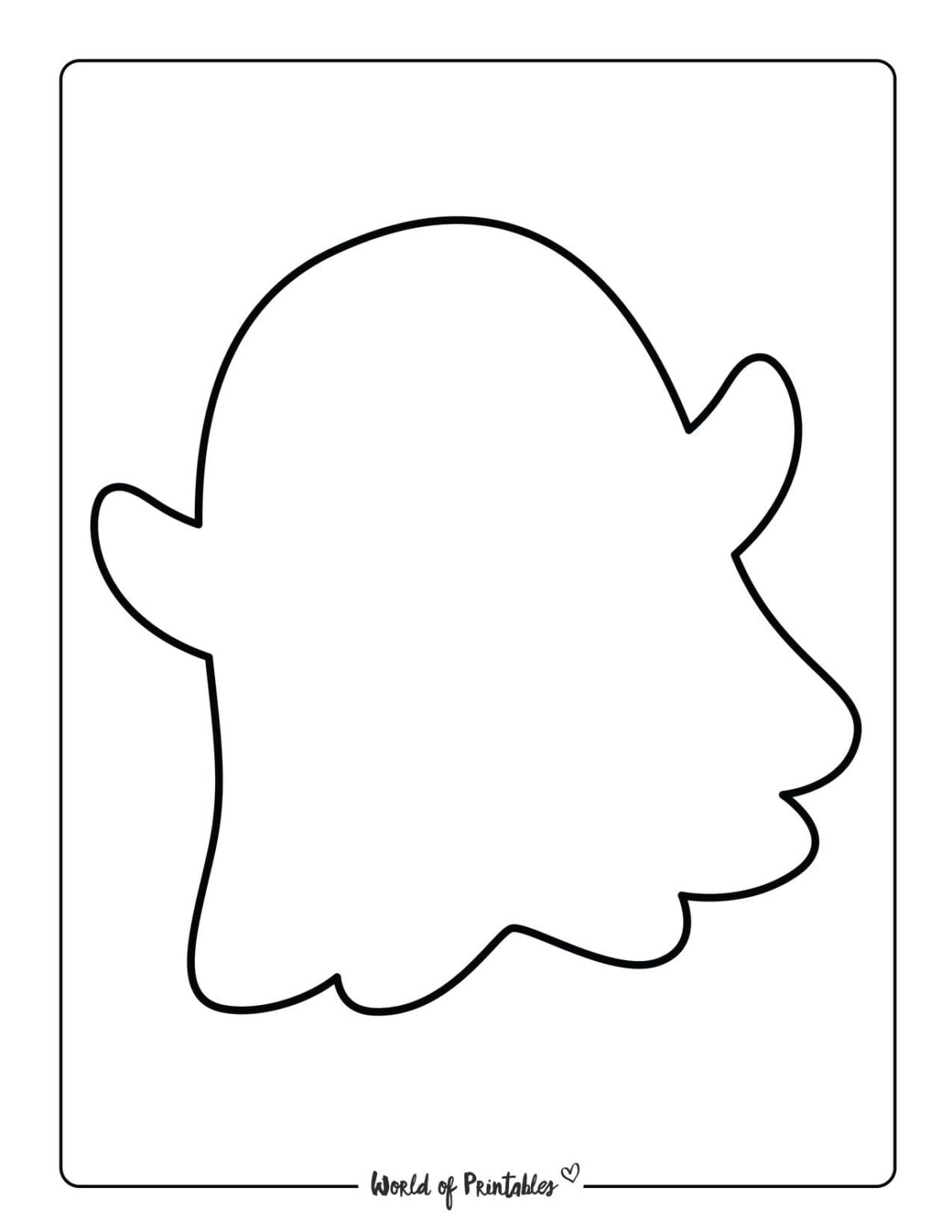 Ghost Printables - World of Printables