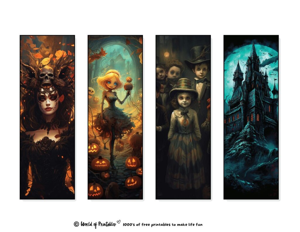 Halloween Bookmarks | 500 Ideas To Print For Free - World of Printables