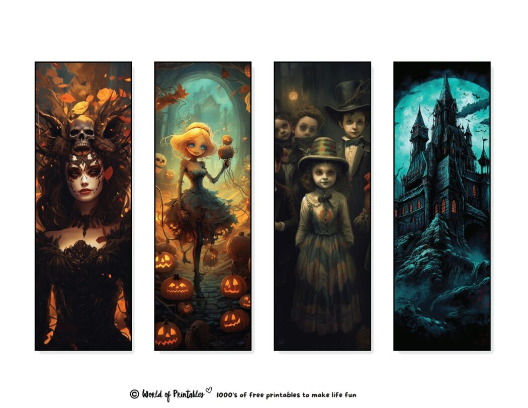 Halloween Bookmarks | 500 Ideas To Print For Free - World of Printables