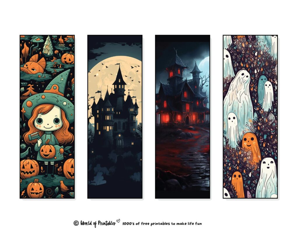 Halloween Bookmarks | 500 Ideas To Print For Free - World of Printables