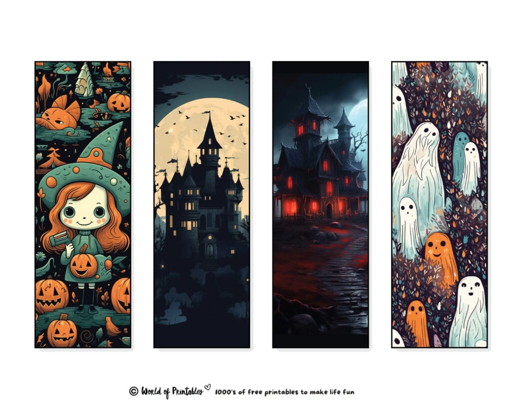 Halloween Bookmarks | 500 Ideas To Print For Free - World of Printables