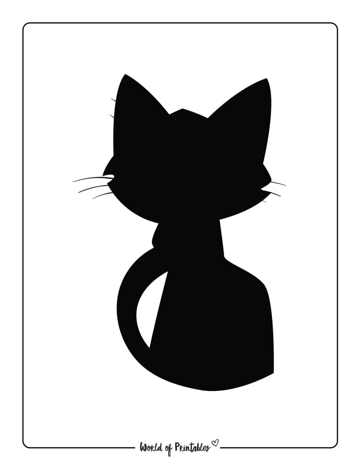 Black Cat Printables - World of Printables