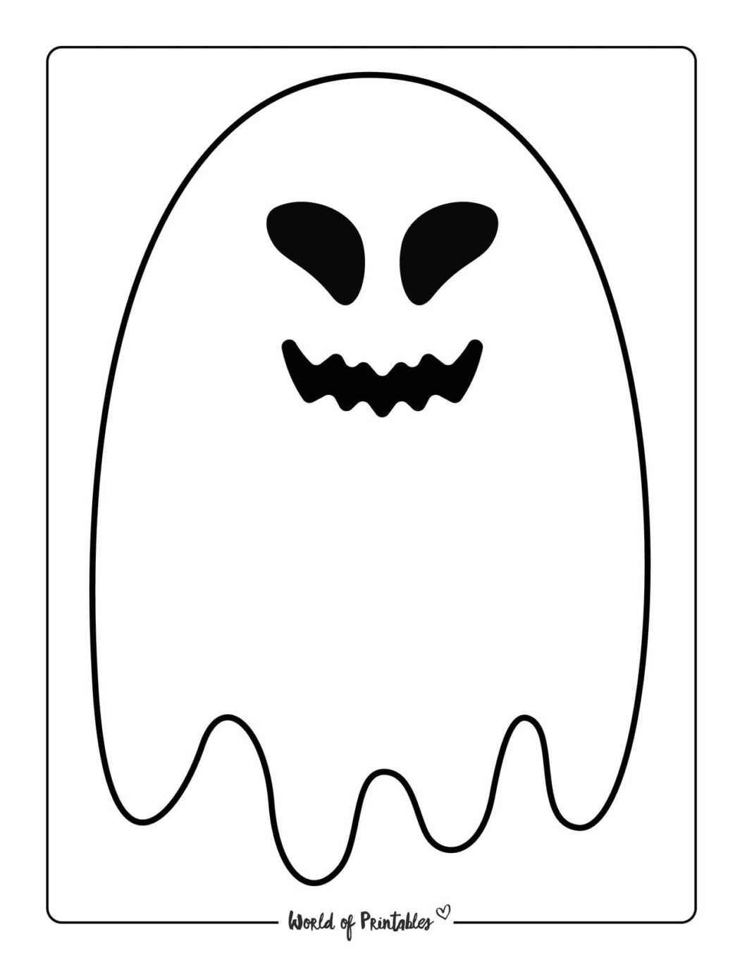 Ghost Printables - World of Printables
