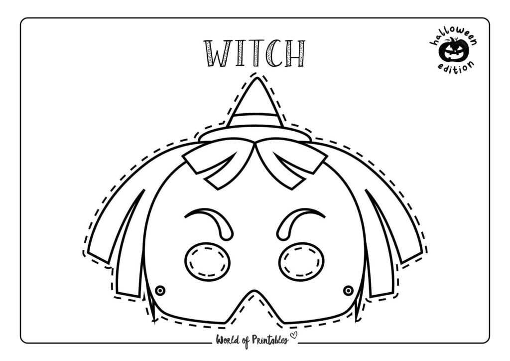 Halloween Mask Printables - World of Printables