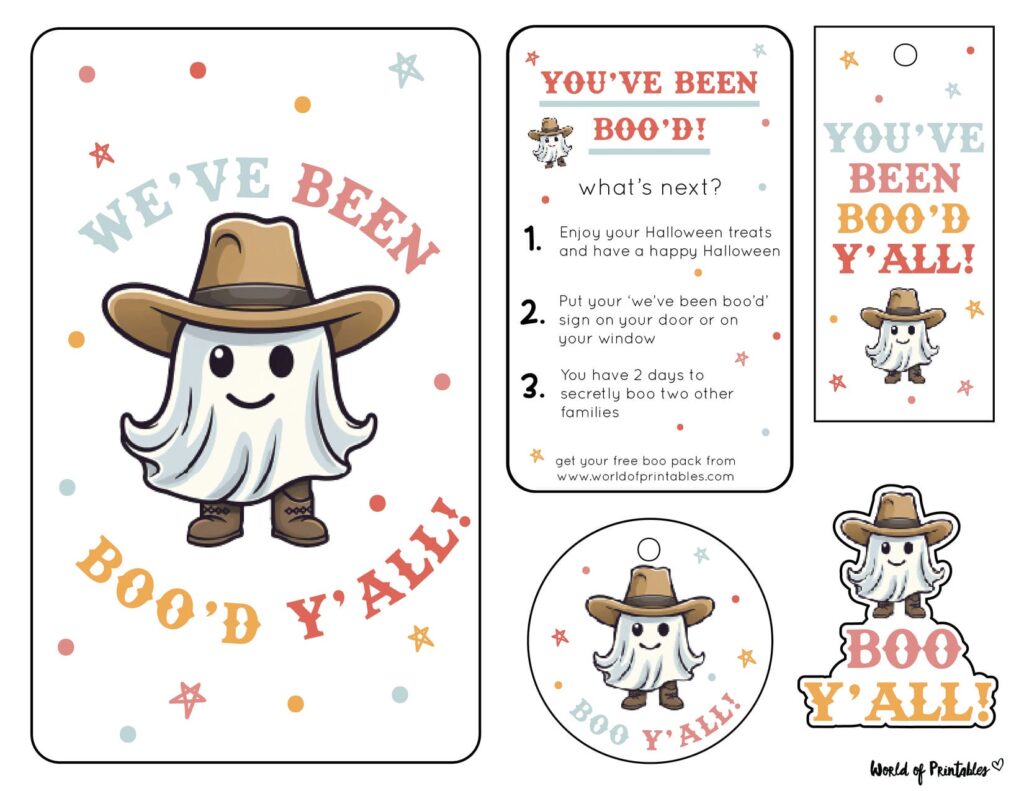 'You've Been Boo'd' Templates - World of Printables