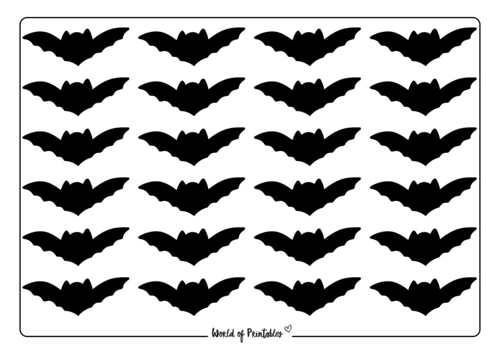 Bat Templates - World of Printables