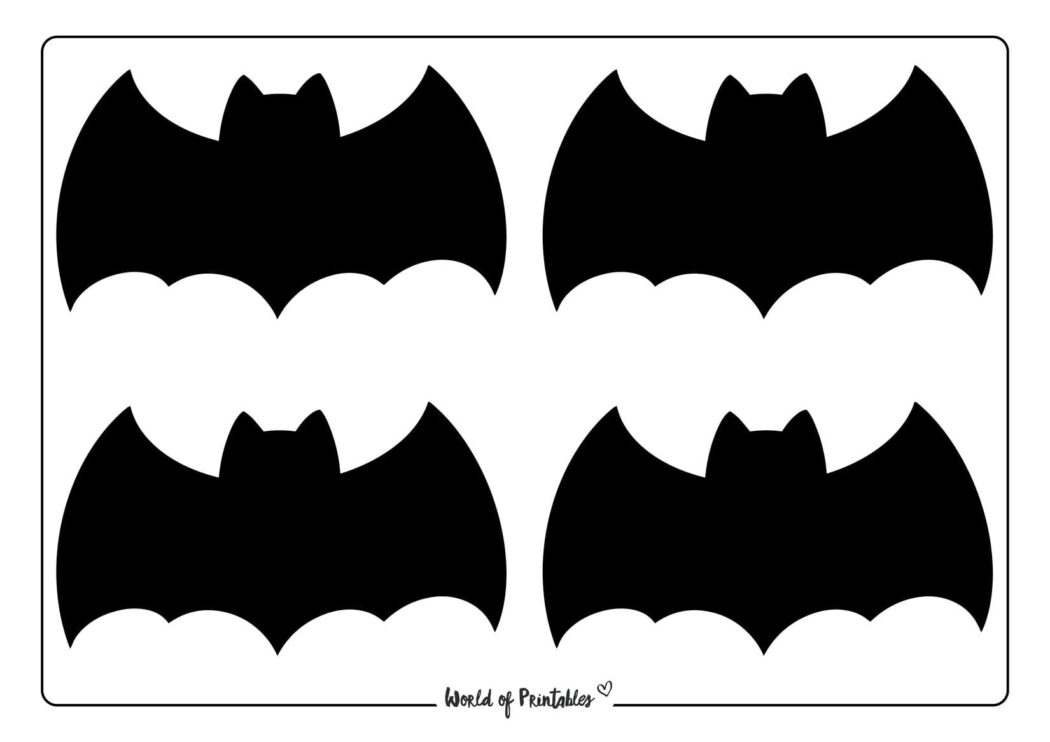 Bat Templates - World of Printables
