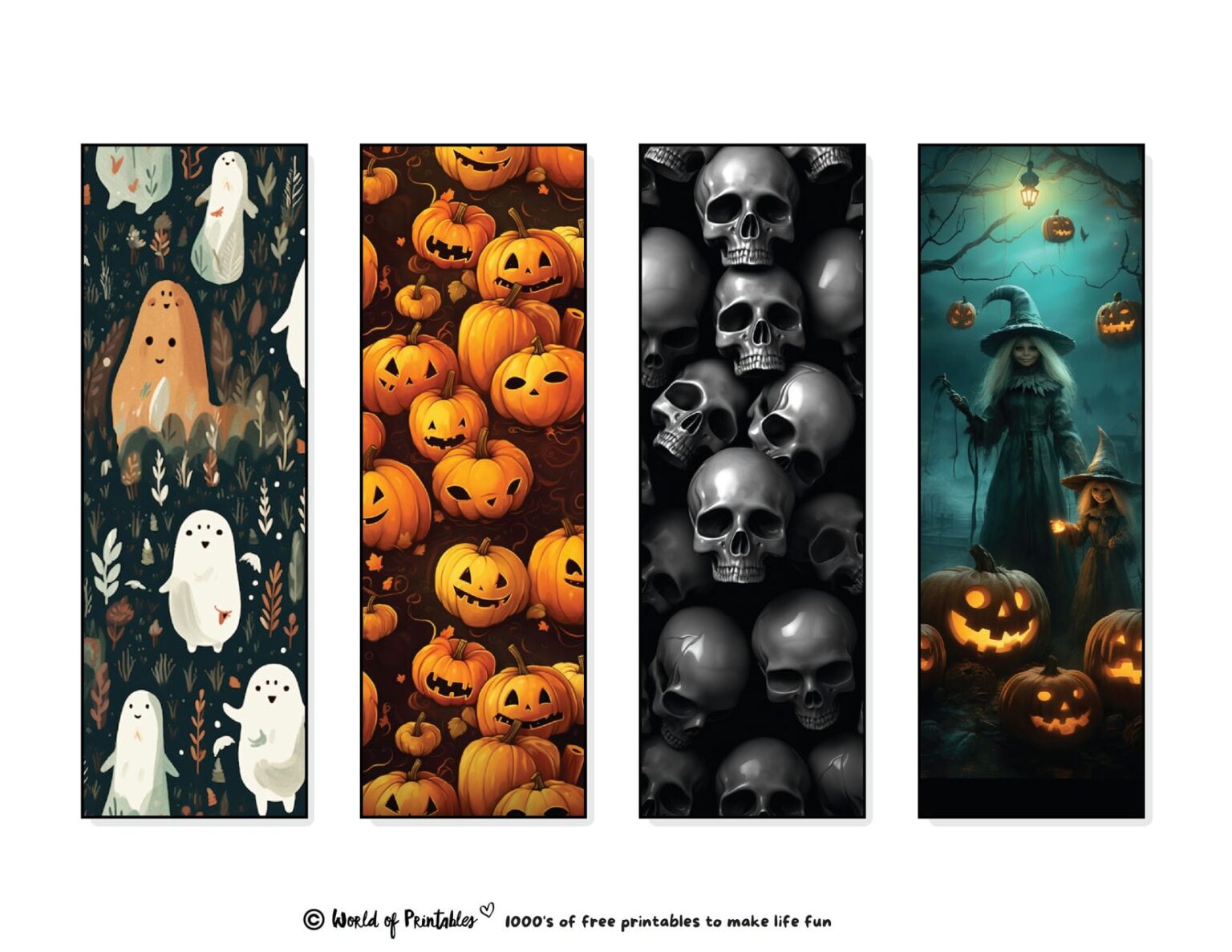 Halloween Bookmarks | 500 Ideas To Print For Free - World of Printables