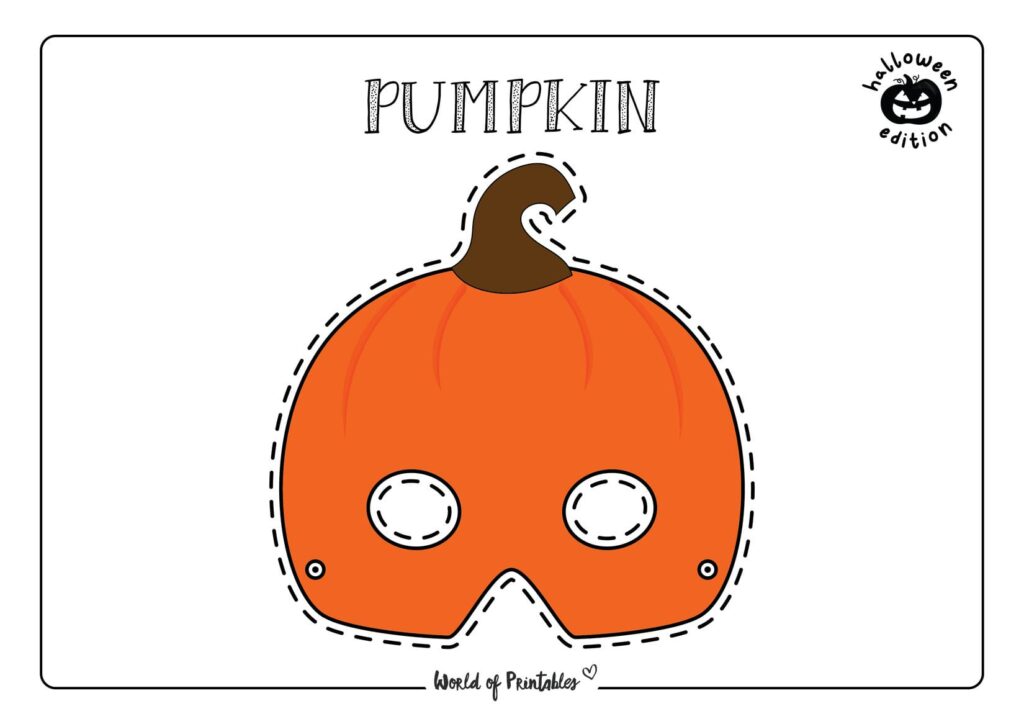 Halloween Mask Printables - World of Printables