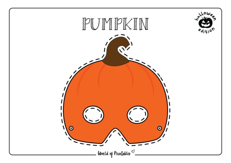 Halloween Mask Printables - World of Printables