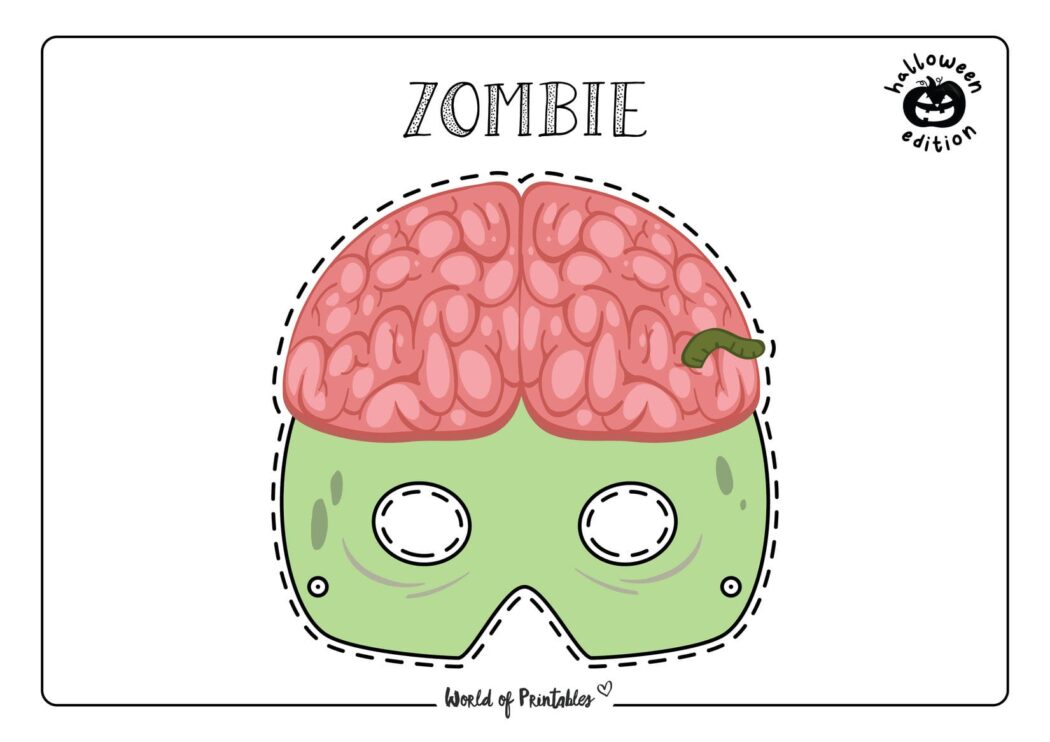 Halloween Mask Printables - World of Printables