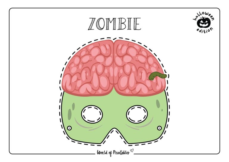 Halloween Mask Printables - World of Printables