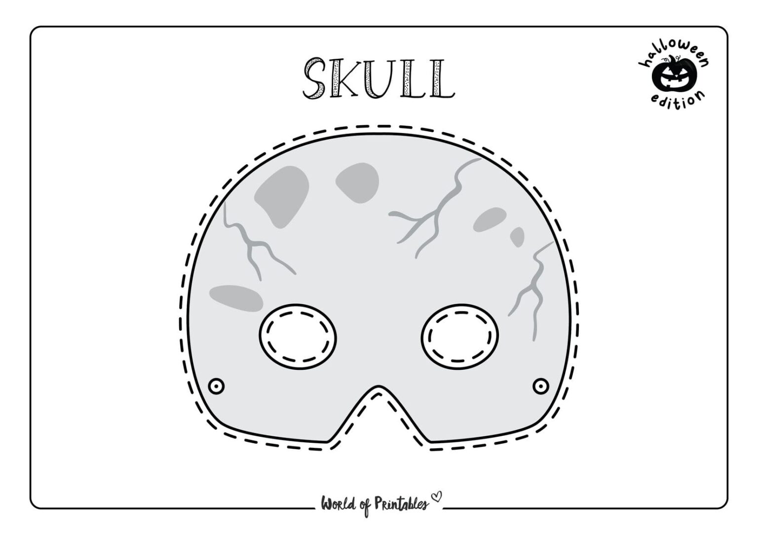 Halloween Mask Printables - World of Printables