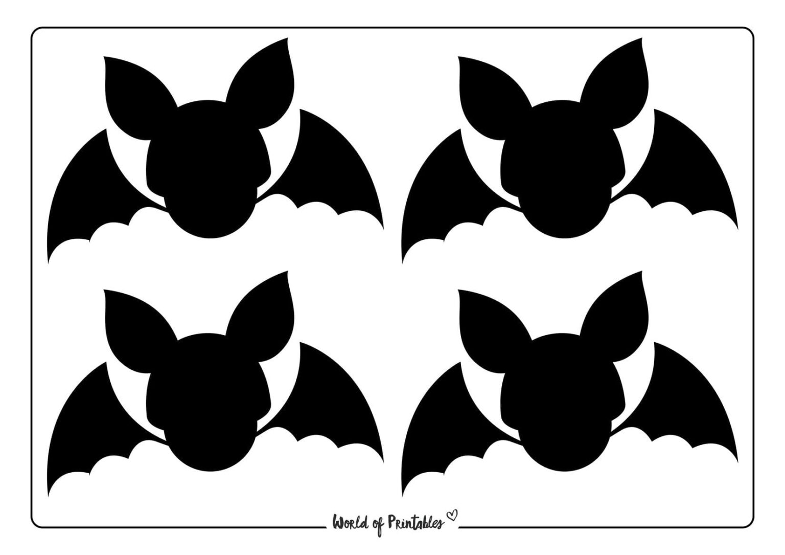 Bat Templates - World of Printables