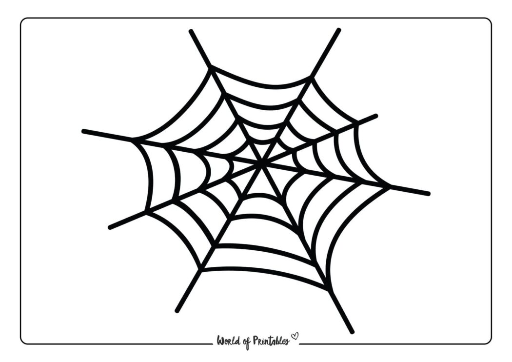 Spiderweb Printables - World of Printables